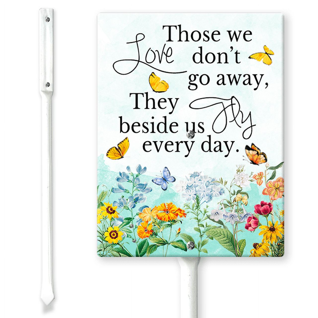 Ymaotrade Those We Love Don't Go Away Yard Sign with Stakes 4.6×6in ...