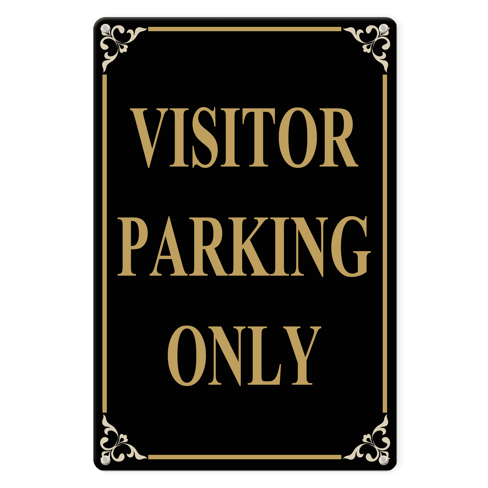 Ymaotrade Visitor Parking Only Aluminium Sign 12×16in, Sturdy Aluminum ...