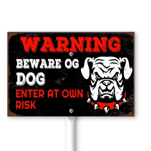 Ymaotrade Warning - Beware of Dog Enter at Own Risk Sign for Yard with ...