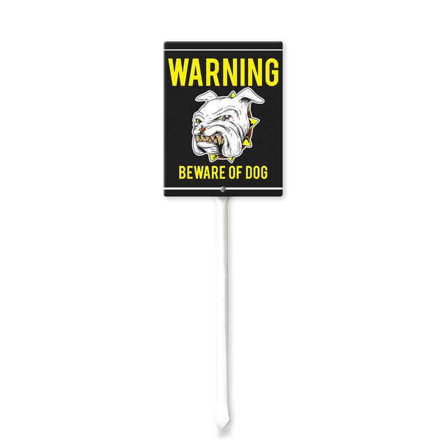 Ymaotrade Warning - Beware of Dog Signs for Yard with Stake, Sturdy ...