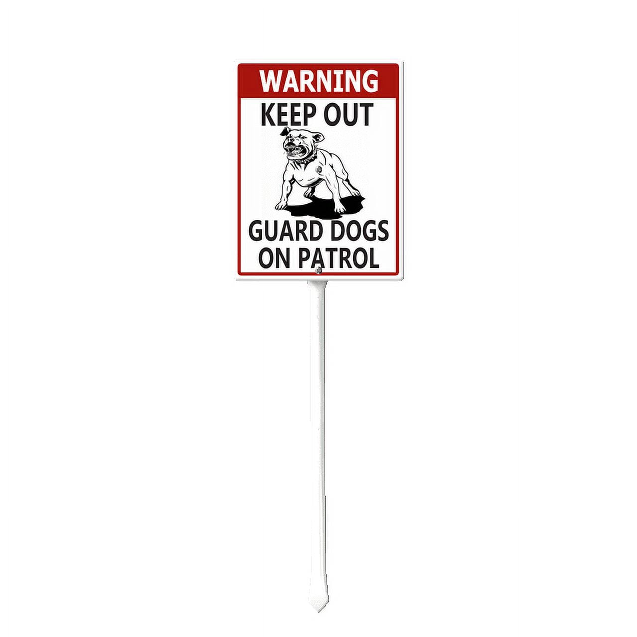 Ymaotrade Warning, Keep Out Guard Dogs on Patrol Signs for Yard with ...