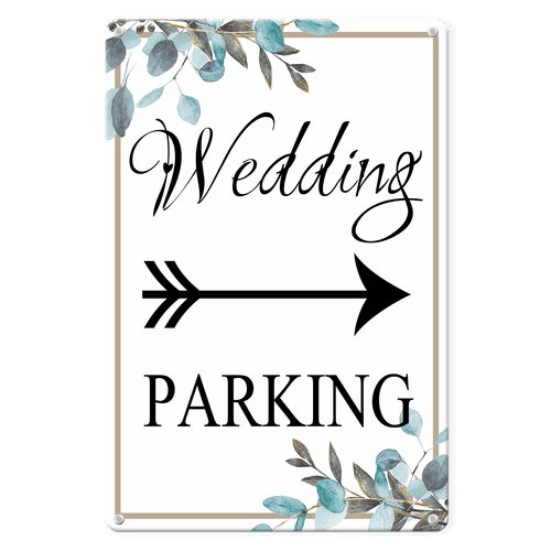 Ymaotrade Wedding Directional Road Right Arrow Aluminium Sign 5×8in ...