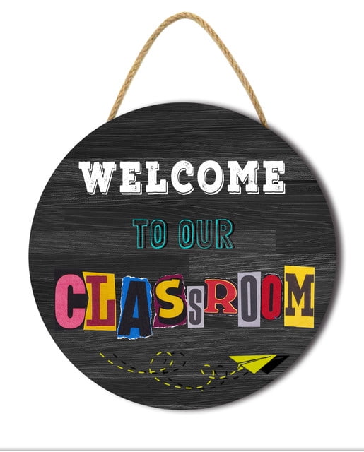 Ymaotrade Welcome Sign for Classroom Door Decorations Back to School ...
