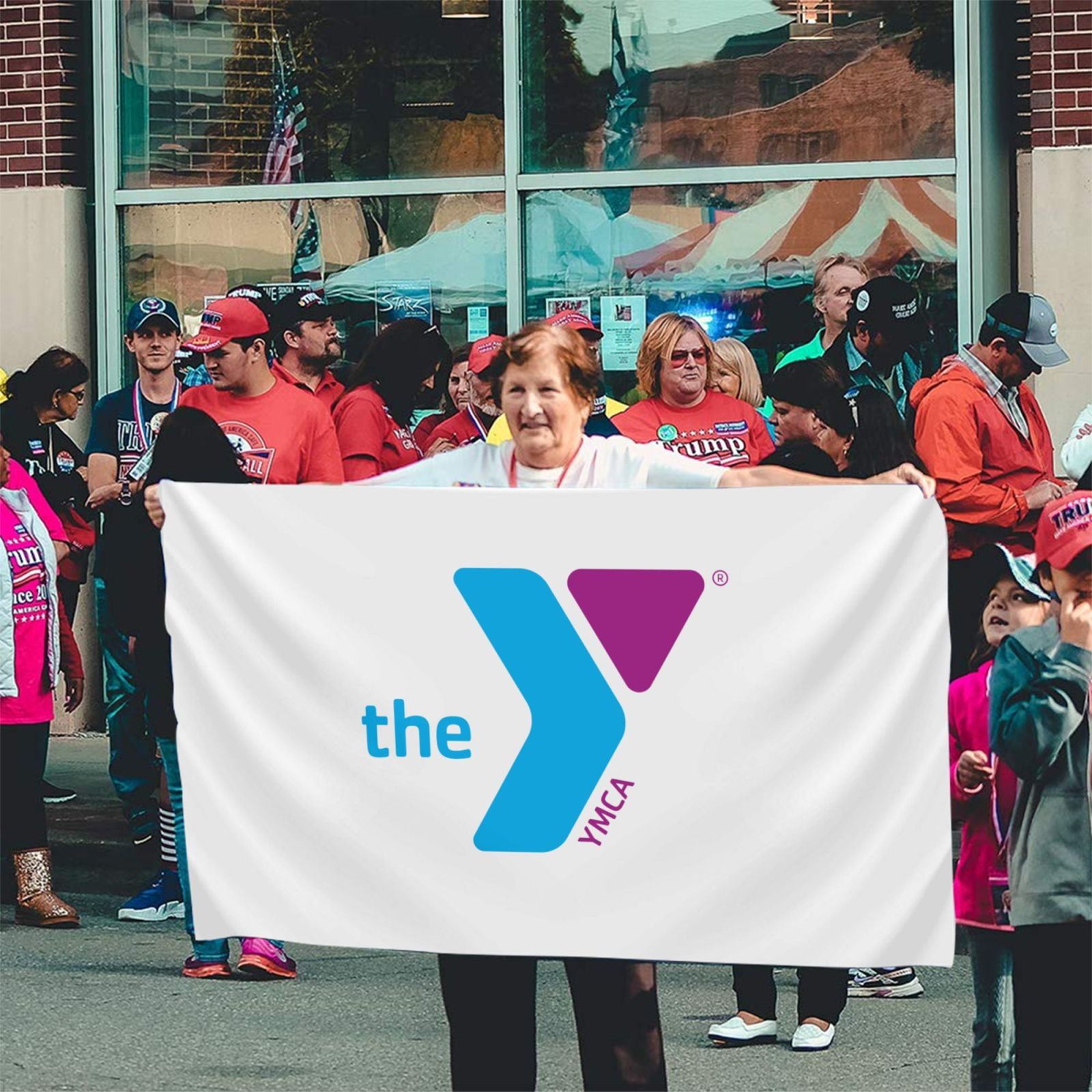Ymca Flag 3x5ft, Home Garden Flag, Suitable For Indoor Or Outdoor ...