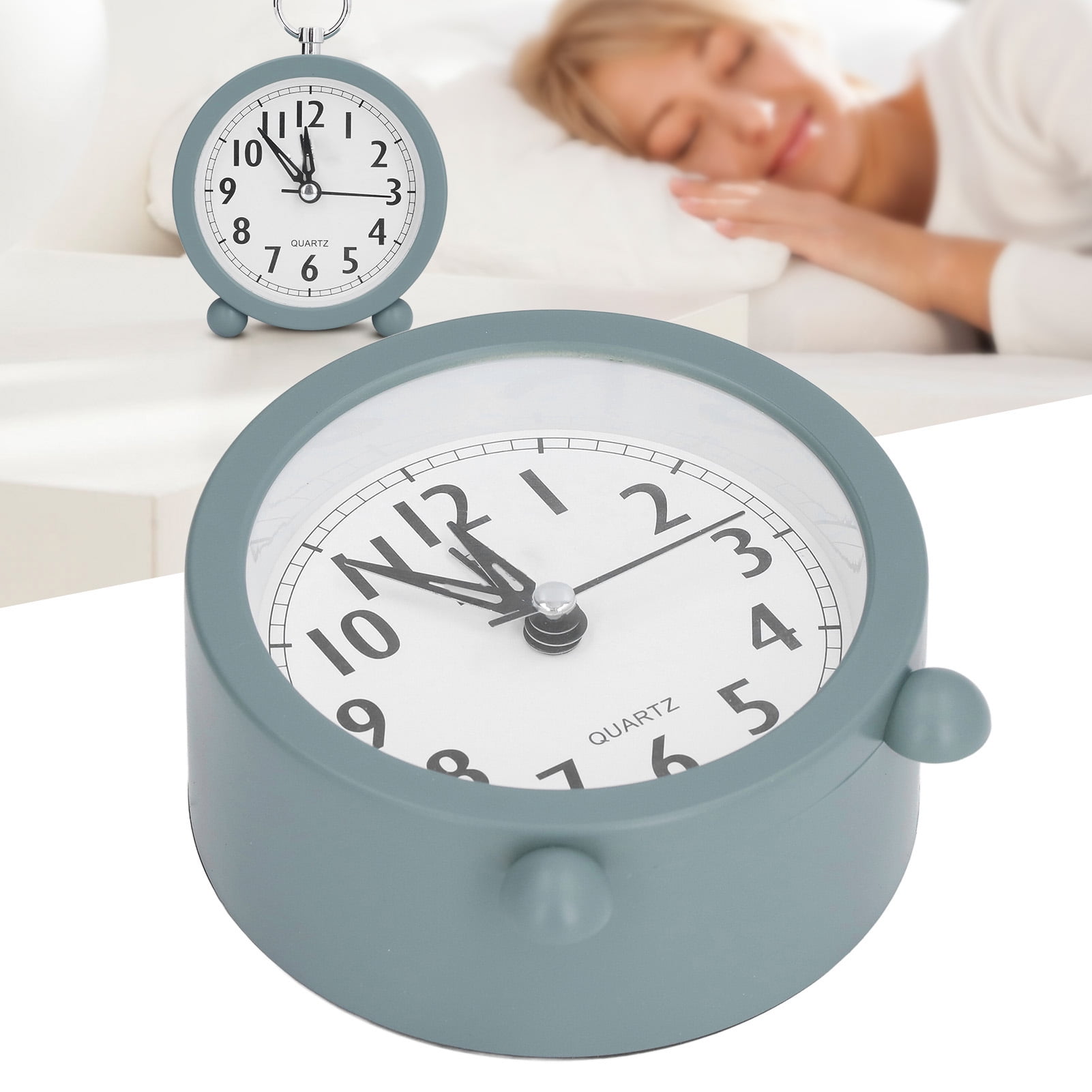 Ymiko Alarm Clock For Bedroom,Analog Clock,Table Clock Simple ...