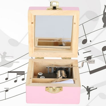 Delaman Carousel Music Box , 4 Horse Wooden Merry-Go-Round Music Box ...