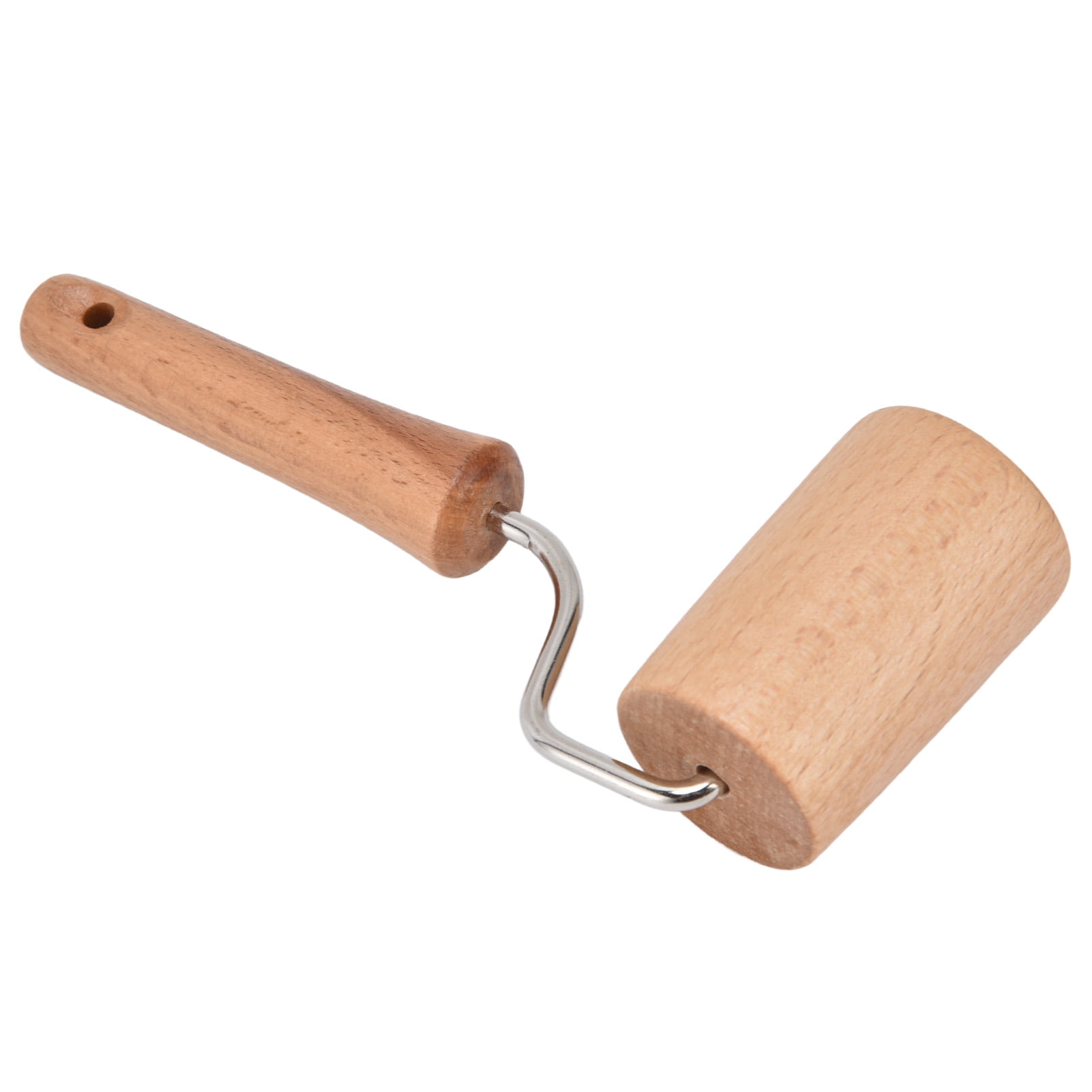 Ymiko Pastry Roller,Wooden Rolling Pin Small Hangable Labor Saving Hand ...