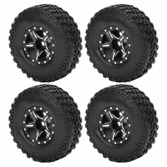 ToysYGift 4pcs RC Car Rubber Tires,4WD Rubber Tires, Track Wheels Spare ...