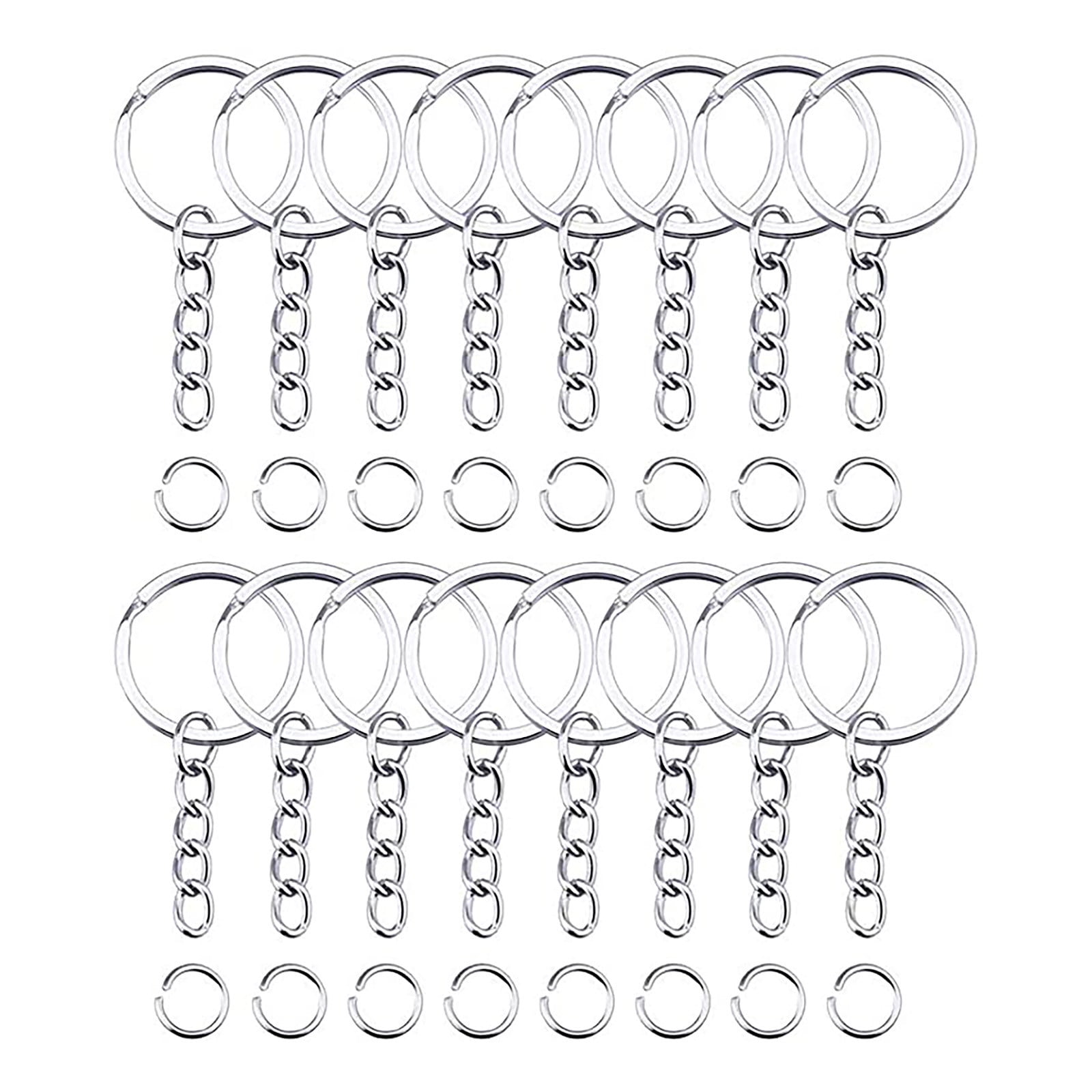 Ymkly Keychain,chain 100 with key ring of pieces key bag buckle link ...