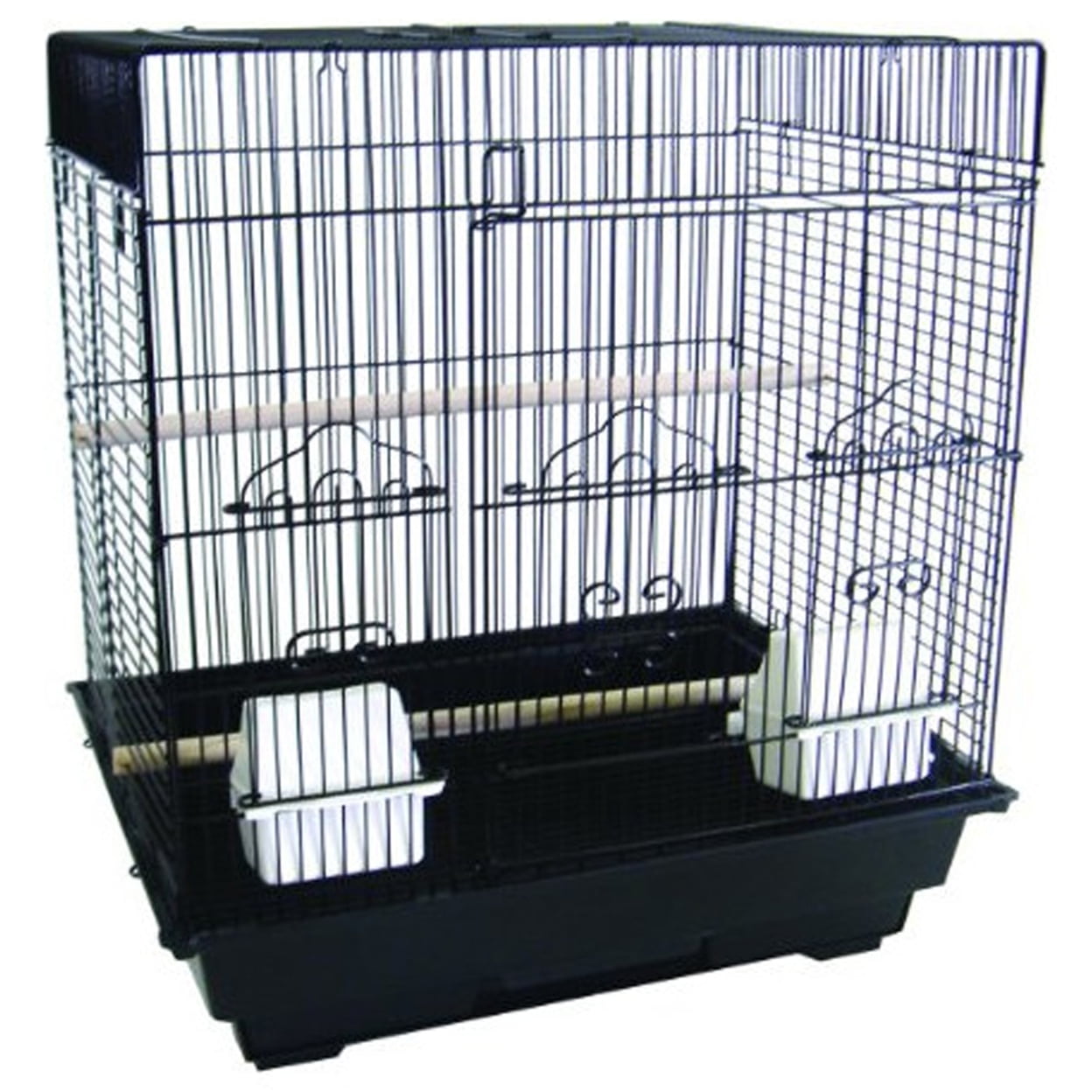 Ymlgroup 5824 3 by 8" Bar Spacing SquareTop Small Bird Cage - 18"x14 ...