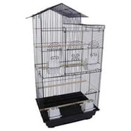 YML 5834WHT Bar Spacing Small Parrot Cage, White - 18 x 14 in ...