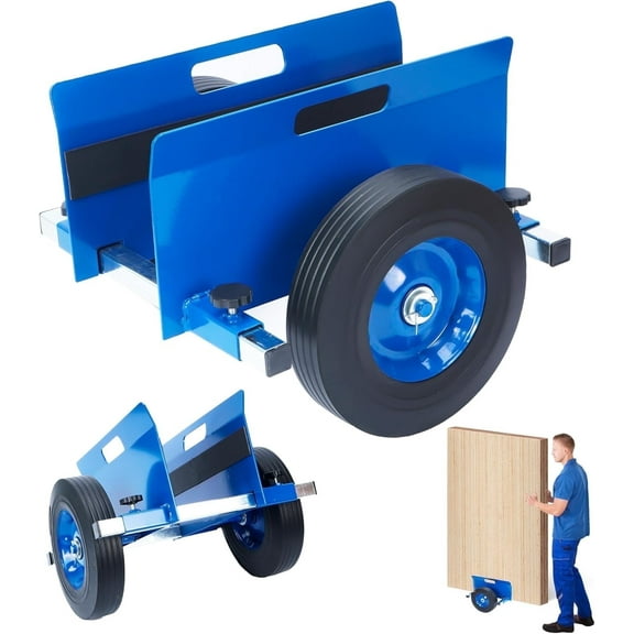 Heavy Duty Panel Dolly 600LBS Capacity Adjustable Clamp Cart with 8 ...