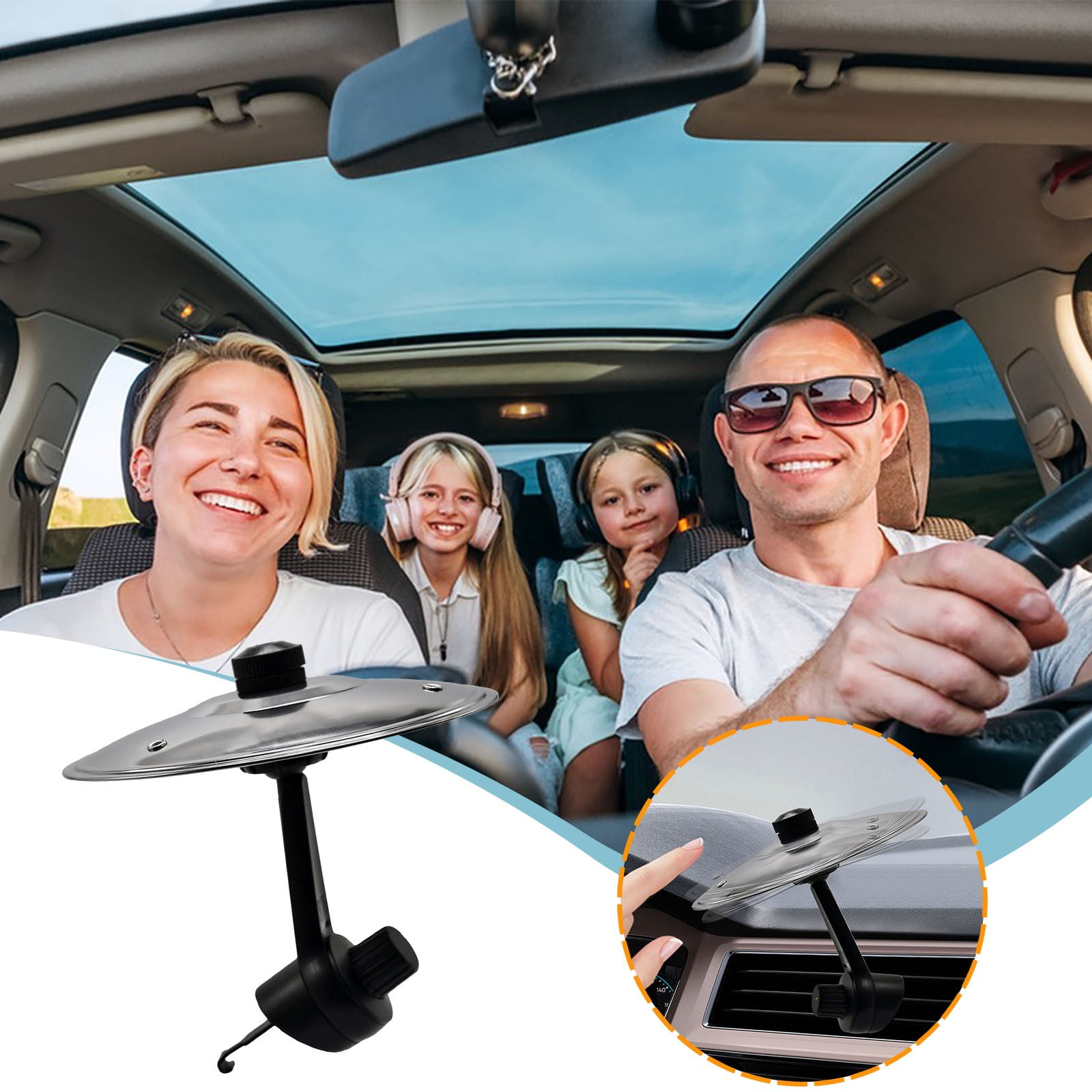 Ympuoqn Car Drum Cymbal Air Vent, Fun Music Gadget for Drivers ...