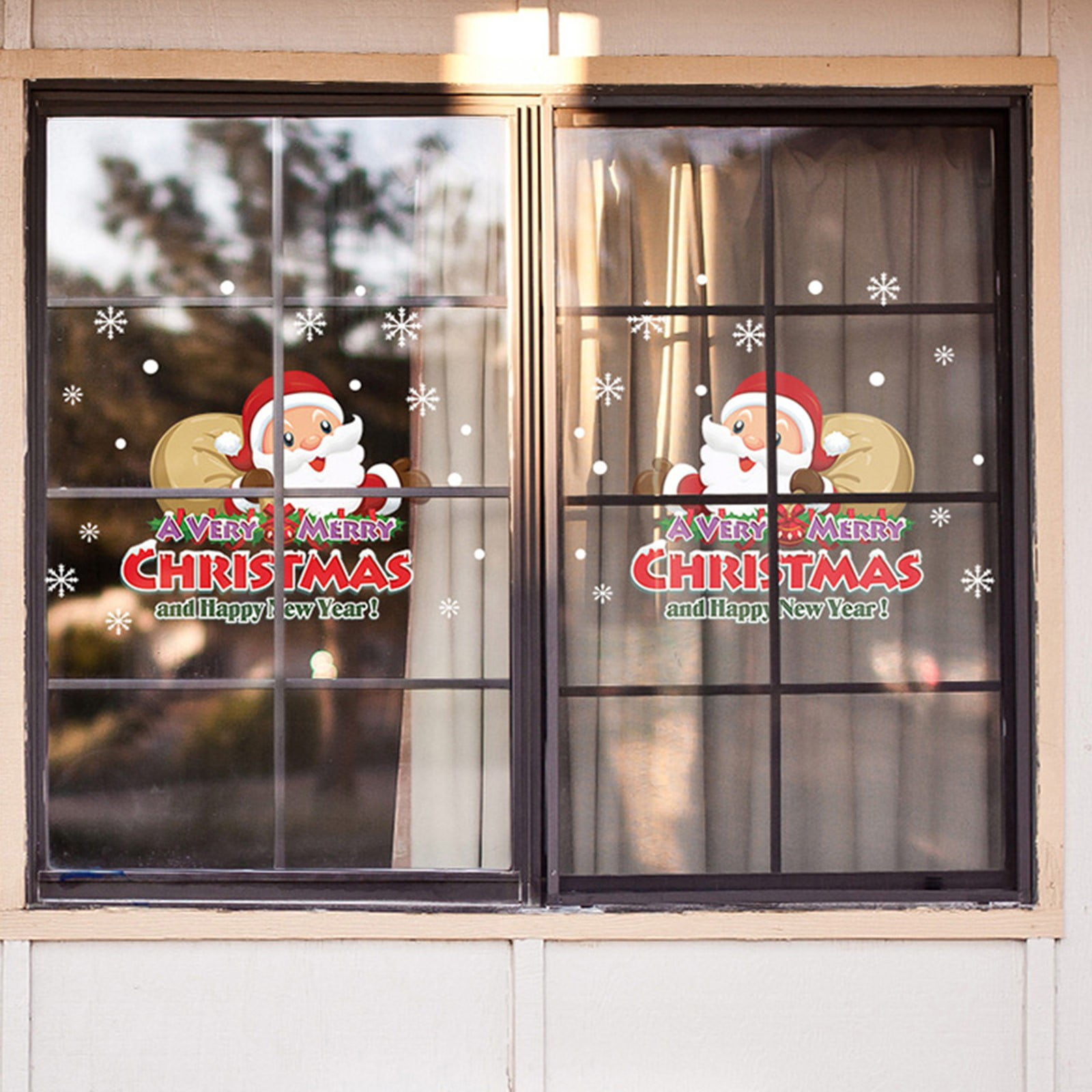 Ympuoqn Christmas Decorations Indoor Outdoor Christmas Stickers ...