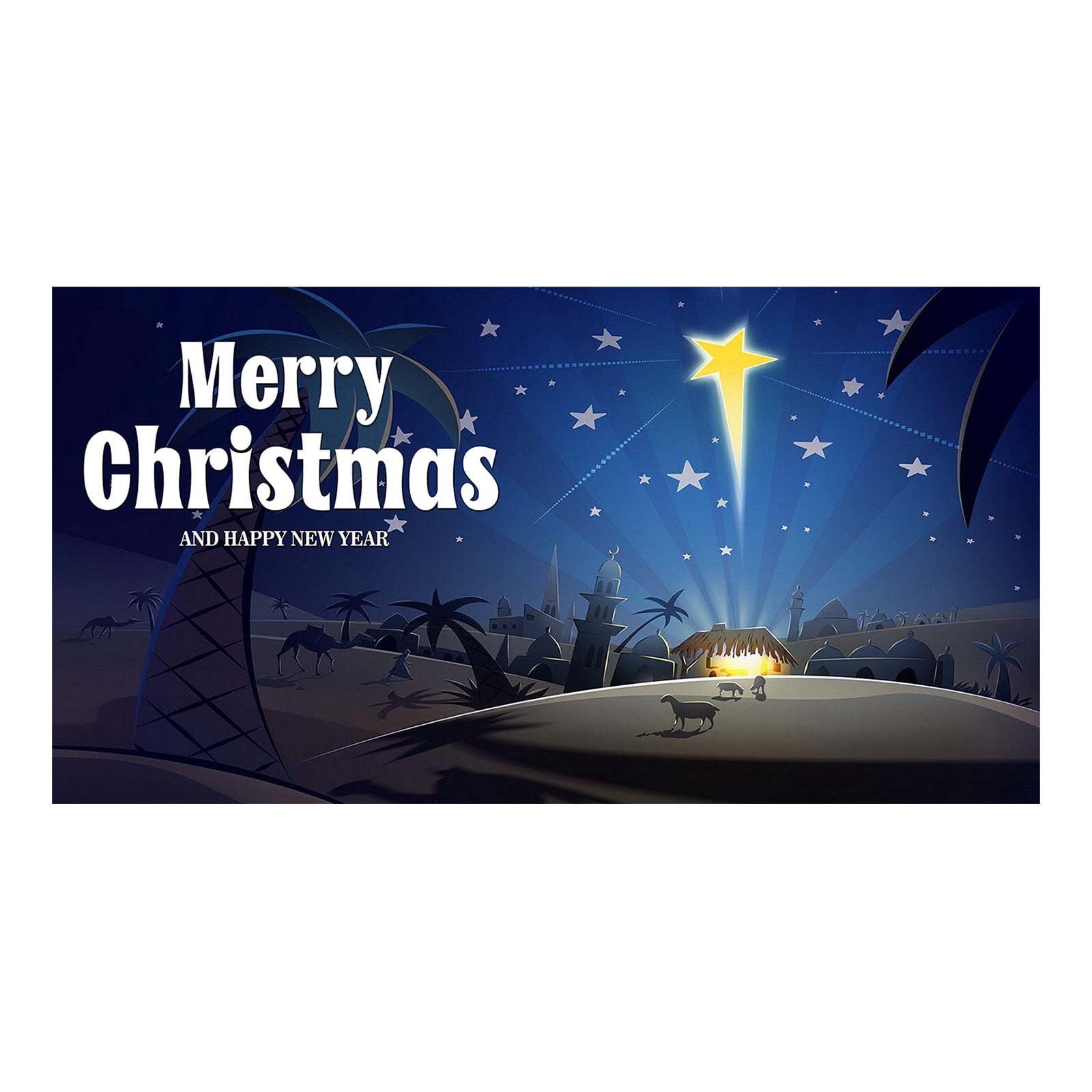Ympuoqn Christmas Garage Door Decorations, Merry Christmas Garage ...