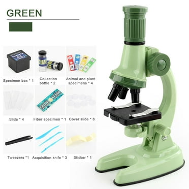 AmScope Science STEM Toy: 120X-1200X Kids Beginner Compound Microscope ...