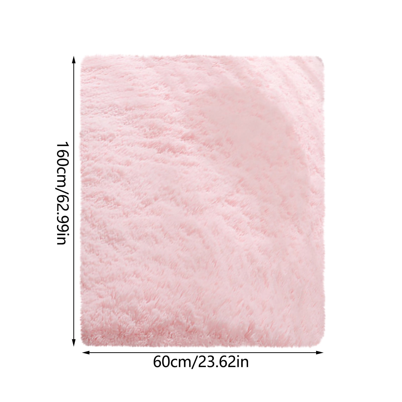 Ympuoqn Throw Rugs for Bedroom, 24x64" Fluffy Bedside Rug Carpet, Soft ...