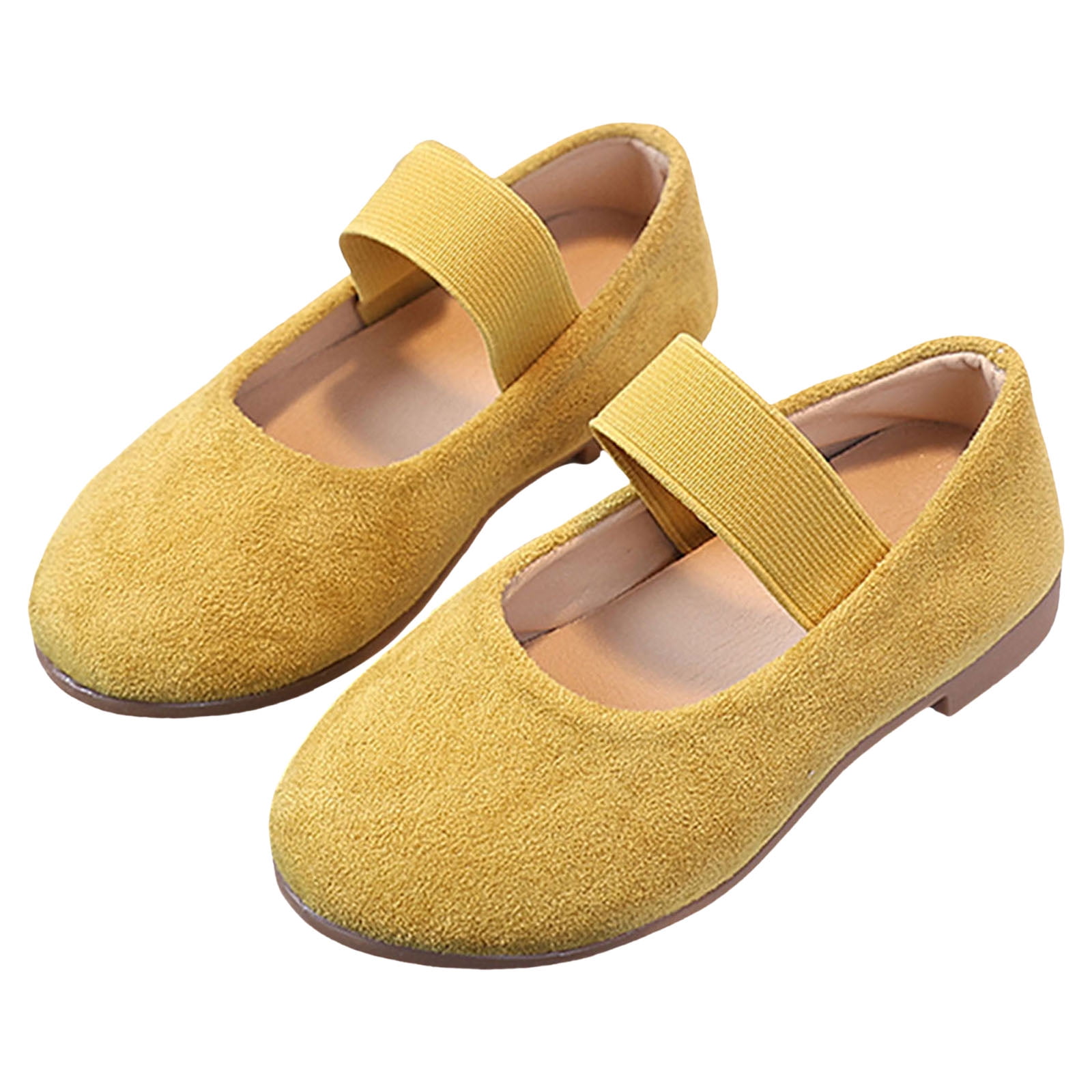 Ymyiu Girls Ballet Flats Girls Ballerina Flats Mary Jane Front Bow ...