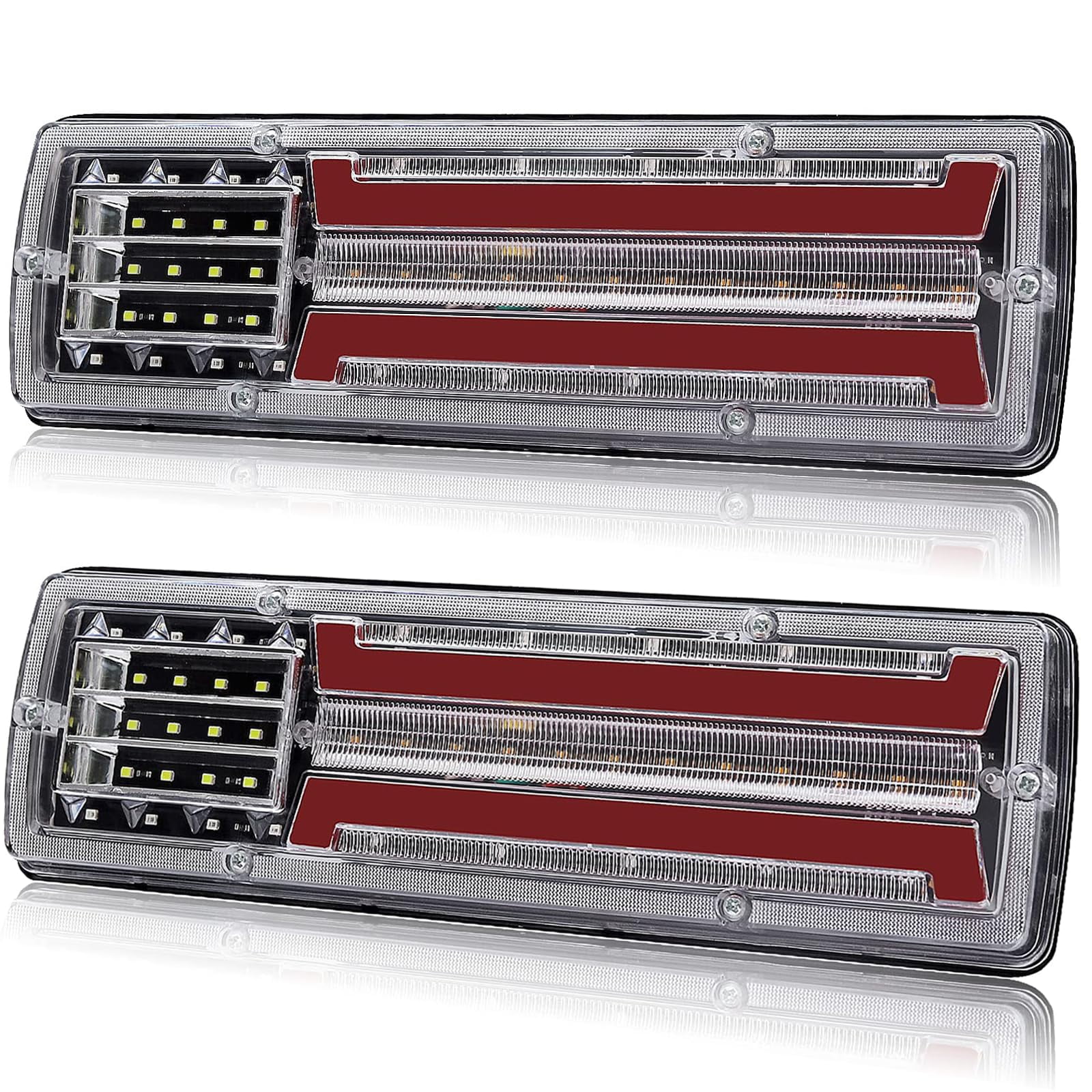 YnGia Trailer Rear Tail SSF20 Lights 2PCS Led Trailer Brake Light Truck ...