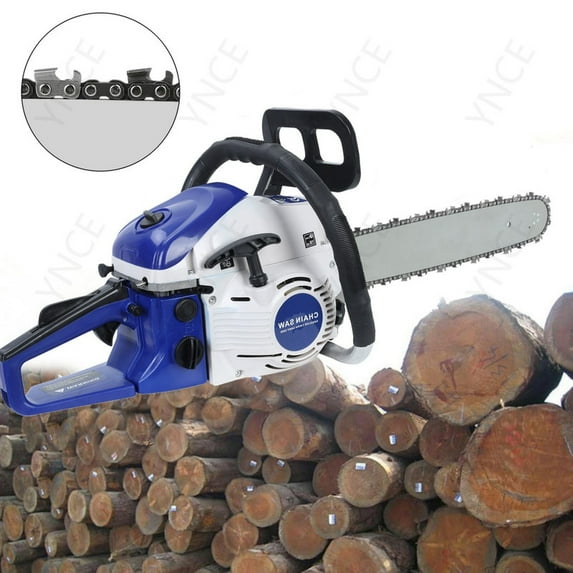 Ynce 58cc Gas Chainsaw 20 Inch Gas Powered Chainsaws 2-Cycle Petrol ...