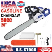 YNCE Gas Powered Chainsaw, 58-cc 3.2-HP, 2-Cycle Engine, 20 Inch ...