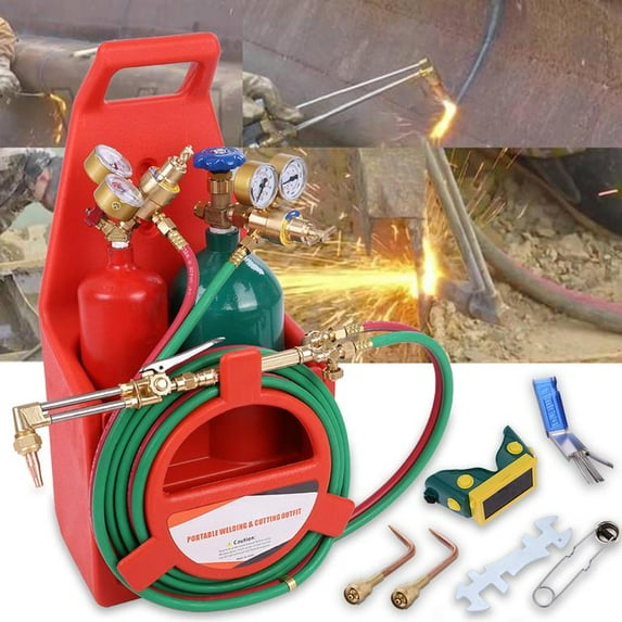 Ynce Cutting torch Professional Portable Tote Oxy Acetylene Welding ...