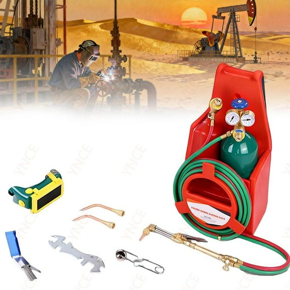 Ynce Oxy Acetylene Torch Kit for Welding Brazing and Cutting,Brass ...