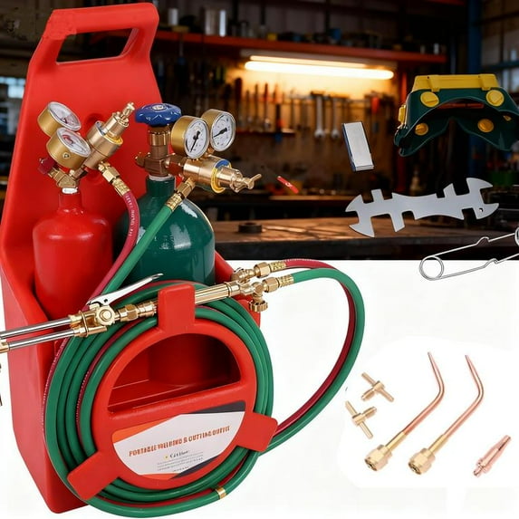 Ynce Oxyacetylene Torches,Oxy Acetylene Torch Kit,Cutting Torch Kit,4L ...
