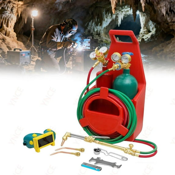 Ynce Oxygen Acetylene Torch Kit,Portable Oxyacetylene Torches with ...