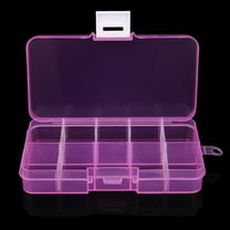 Casewin 3-Layer Things & Crafts Storage Box with 30 Adjustable ...