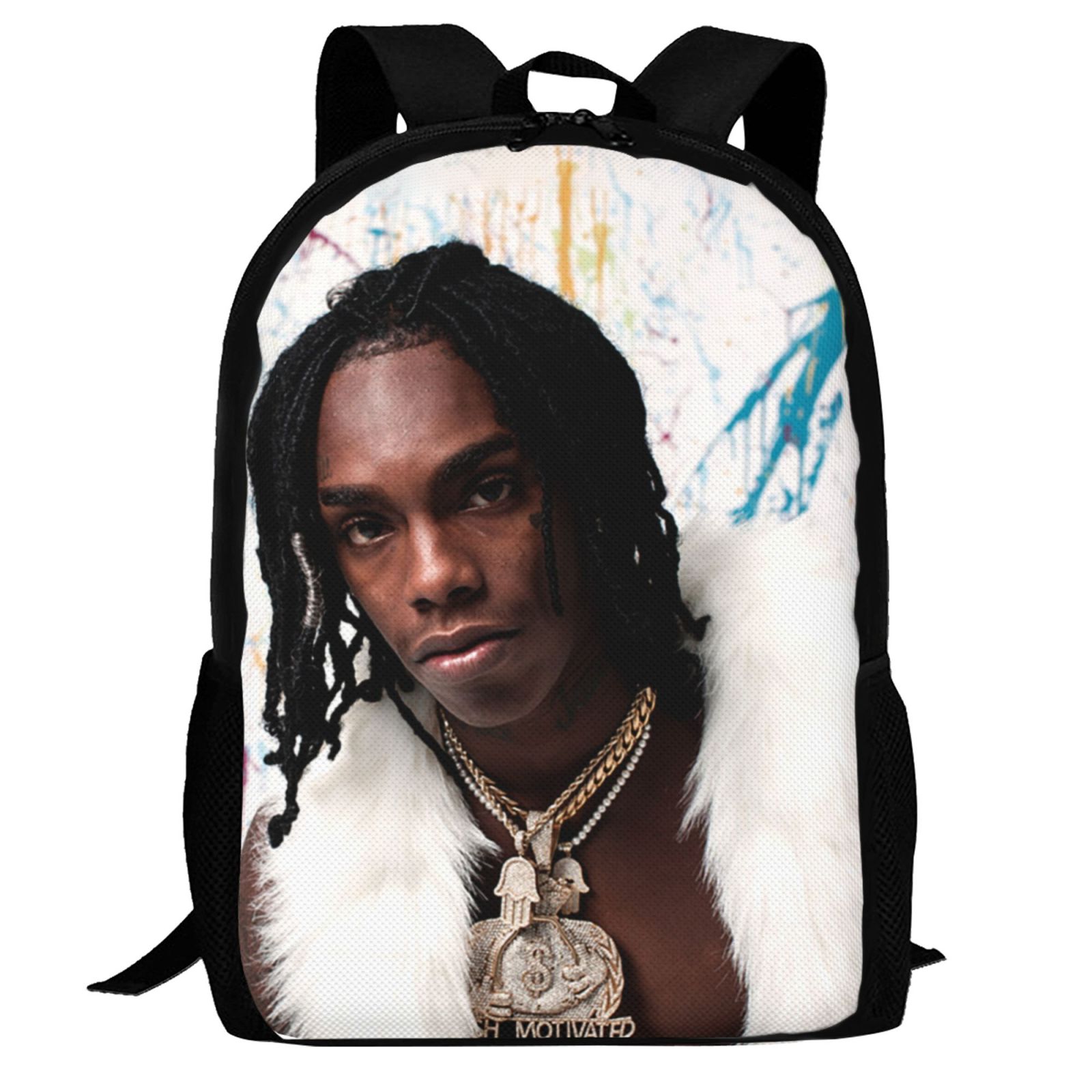 Ynw Melly Backpack,3d Print Laptop Backpack Lightweight Casual Daypack ...