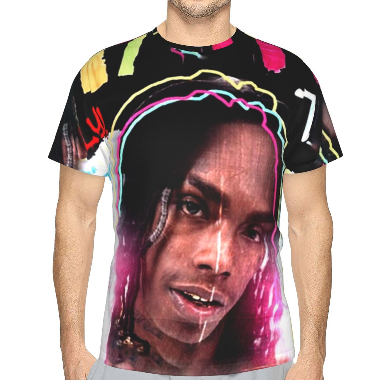 Ynw Melly Unisex 3d Pattern Printed Short Sleeve T-Shirts Casual ...