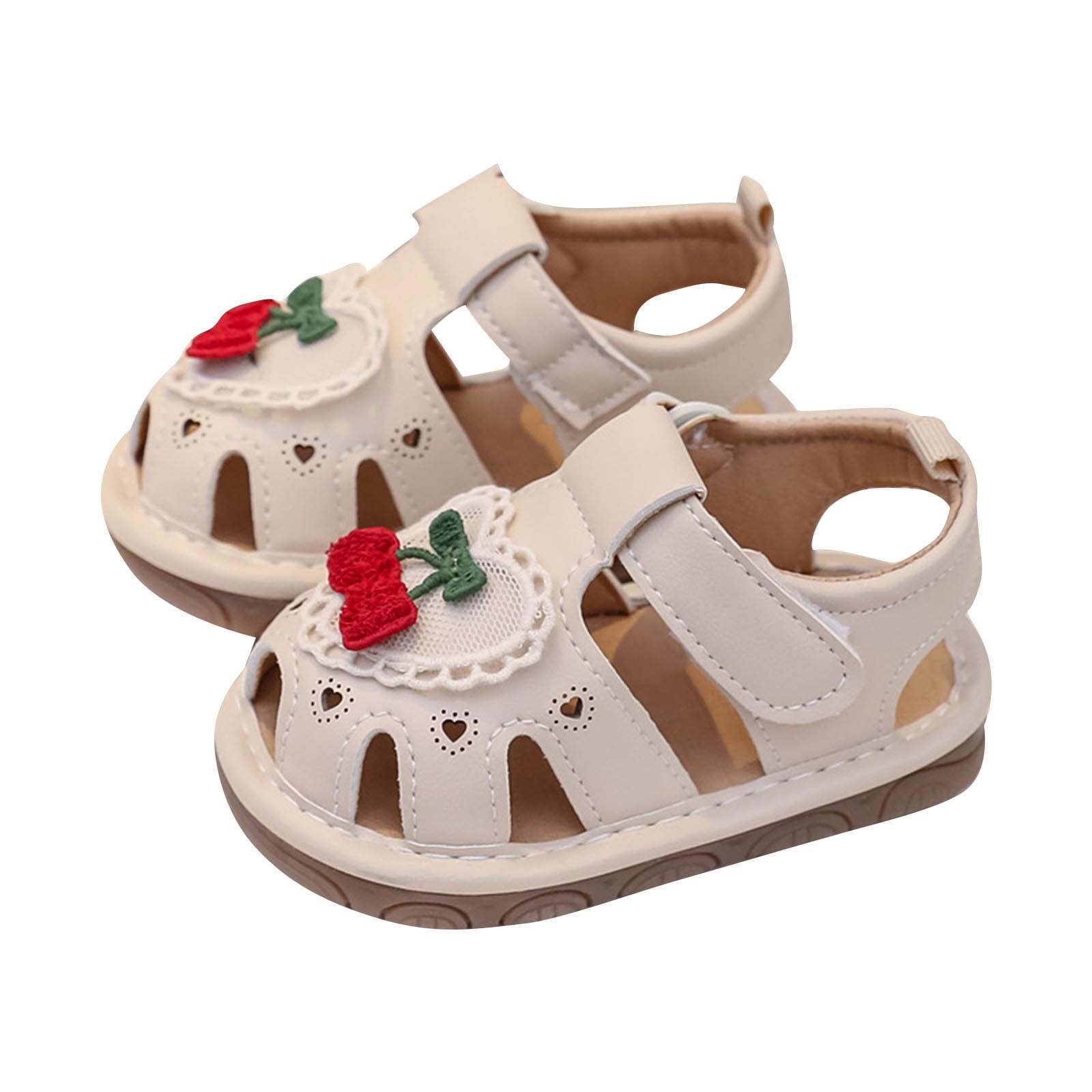 Ynynloco 2025 Infant Little Child Girls Sandals Soft Sandals Lightweight Breathable Non Slip ...
