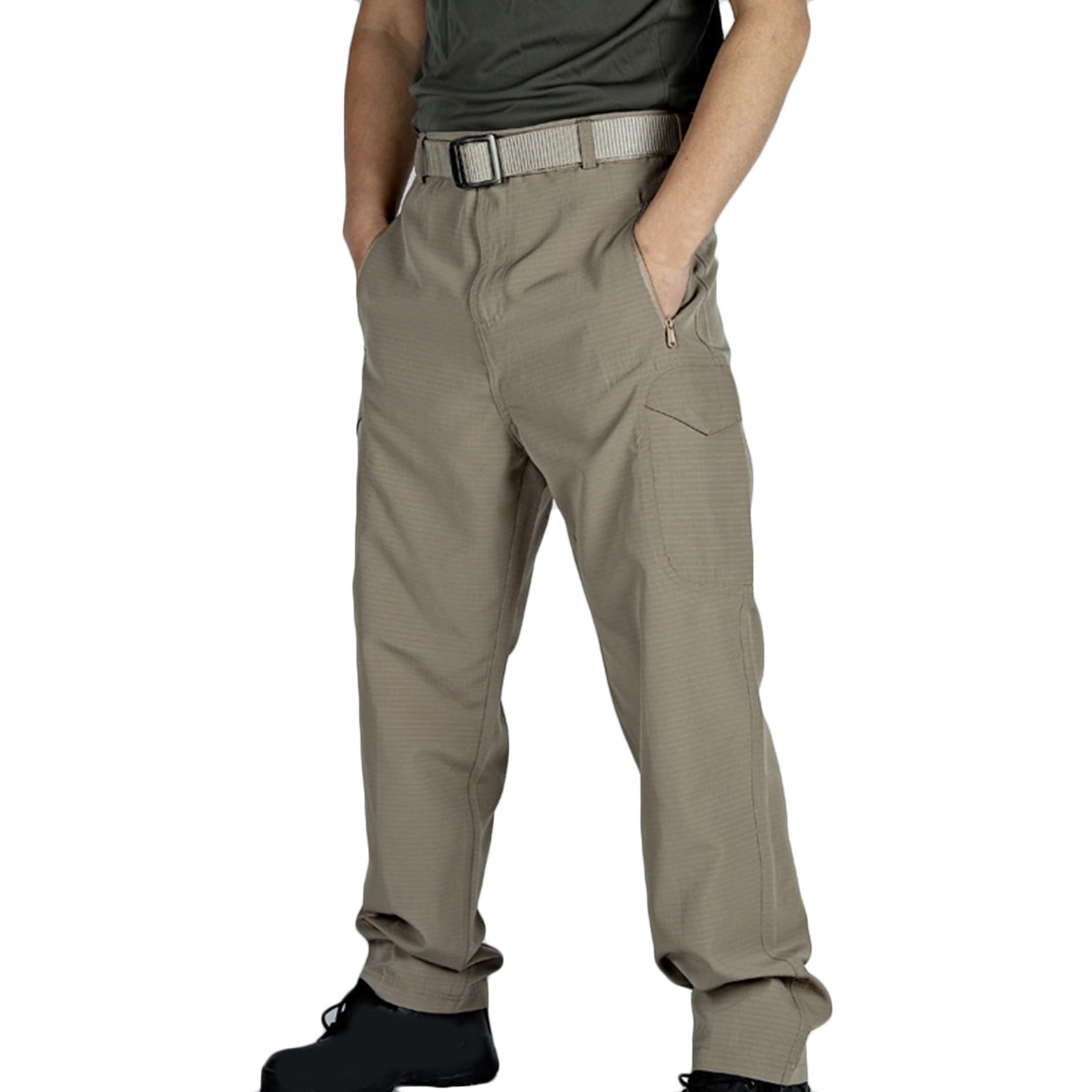 Ynynloco Men's Work Pants Comfortable and Durable Stretch Flex Camo ...