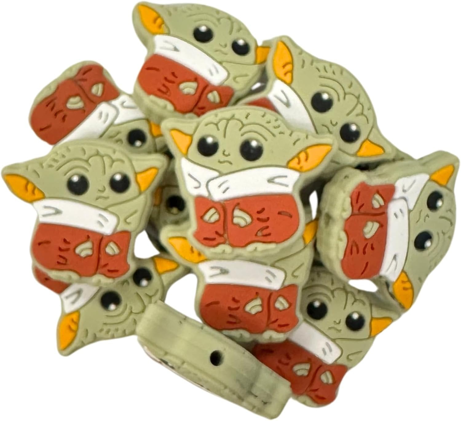 Yo Da Silicone Focal Bead Wars 12 pk Freshie Hangers for Pens Thread ...