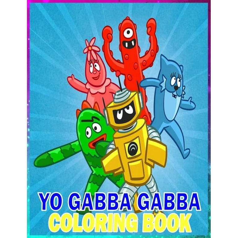 yo gabba gabba coloring pages