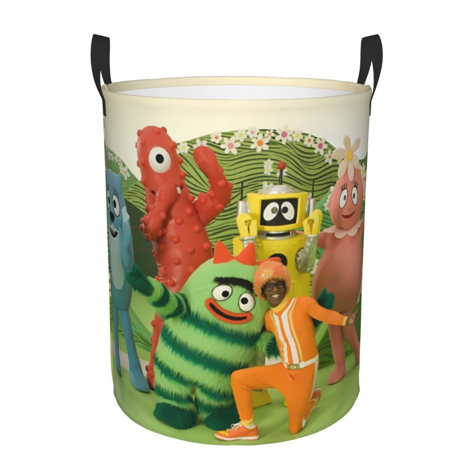 Yo Gabba Gabba 3d Graphic Flame Laundry Basket Fire Flame Clothes ...