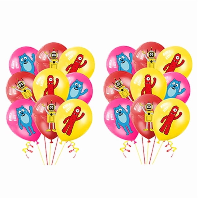 Yo Gabba Gabba Balloons Party Supplies Birthday Favors Decorations ...