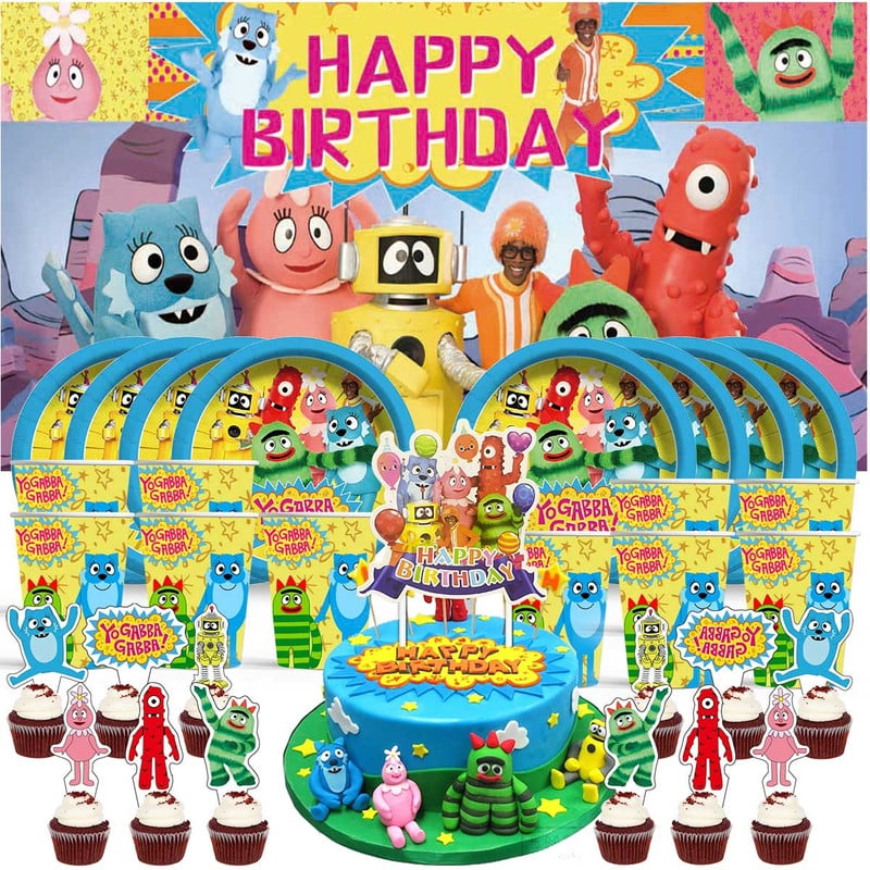 Yo Gabba Gabba Printable Placecards Yo Gabba Gabba Clipart Printable