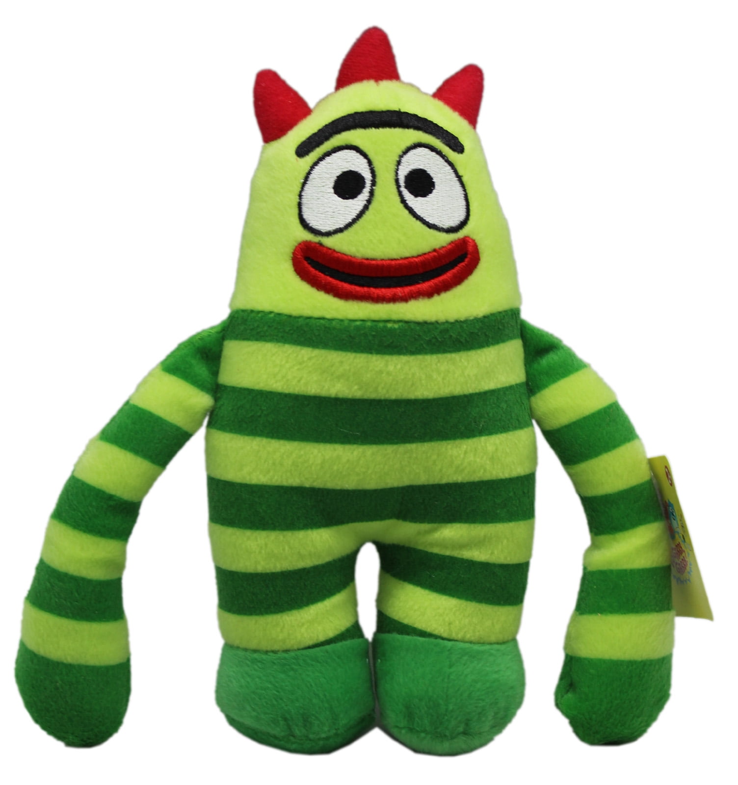 Yo Gabba Gabba! Brobee Striped Green Small Size Kids Stuffed Toy ...