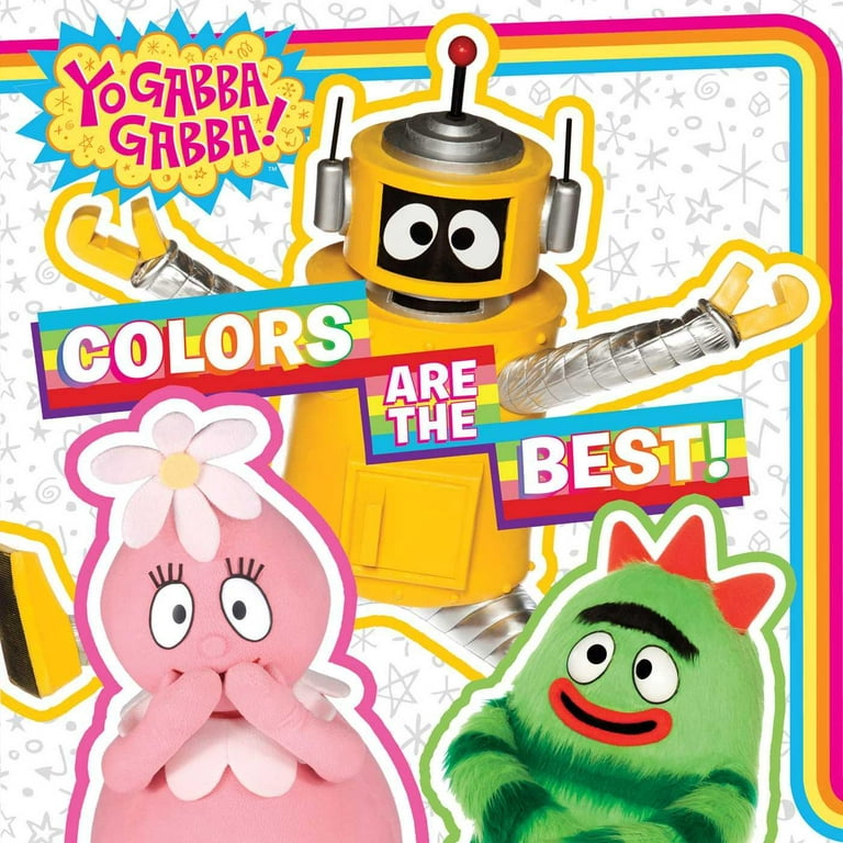 yo gabba gabba coloring book pages