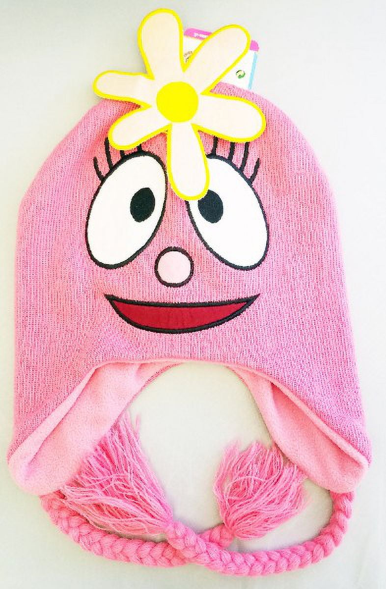 Yo Gabba Gabba! Foofa Dark Pink Peruvian Style Hat (1 size, Child ...