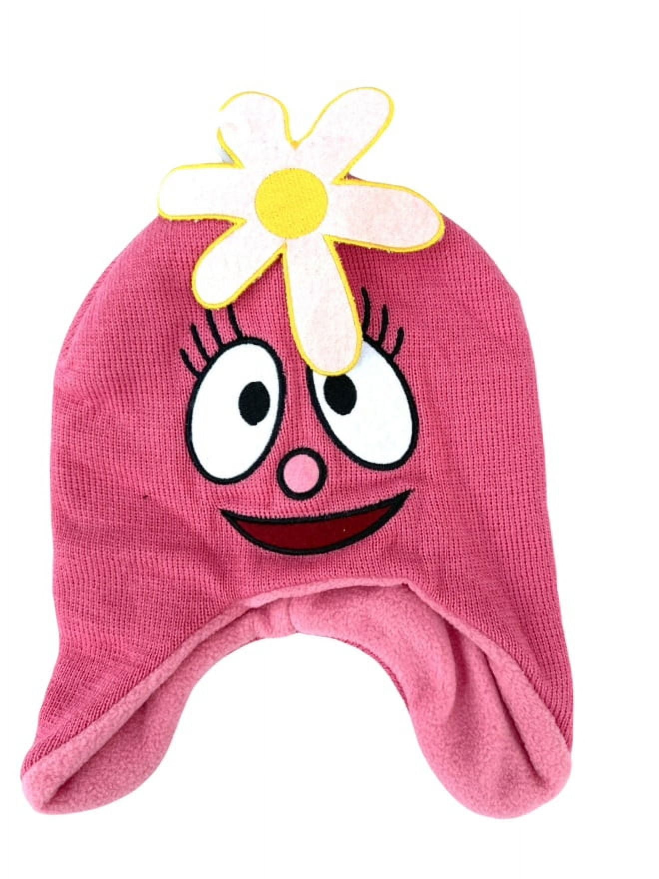Yo Gabba Gabba Foofa Girl's Winter Beanie Hat - Walmart.com