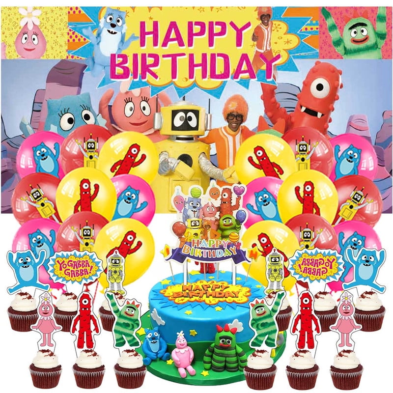 Yo Gabba Gabba Latex Balloons Party Supplies Decorations Kit Birthday ...