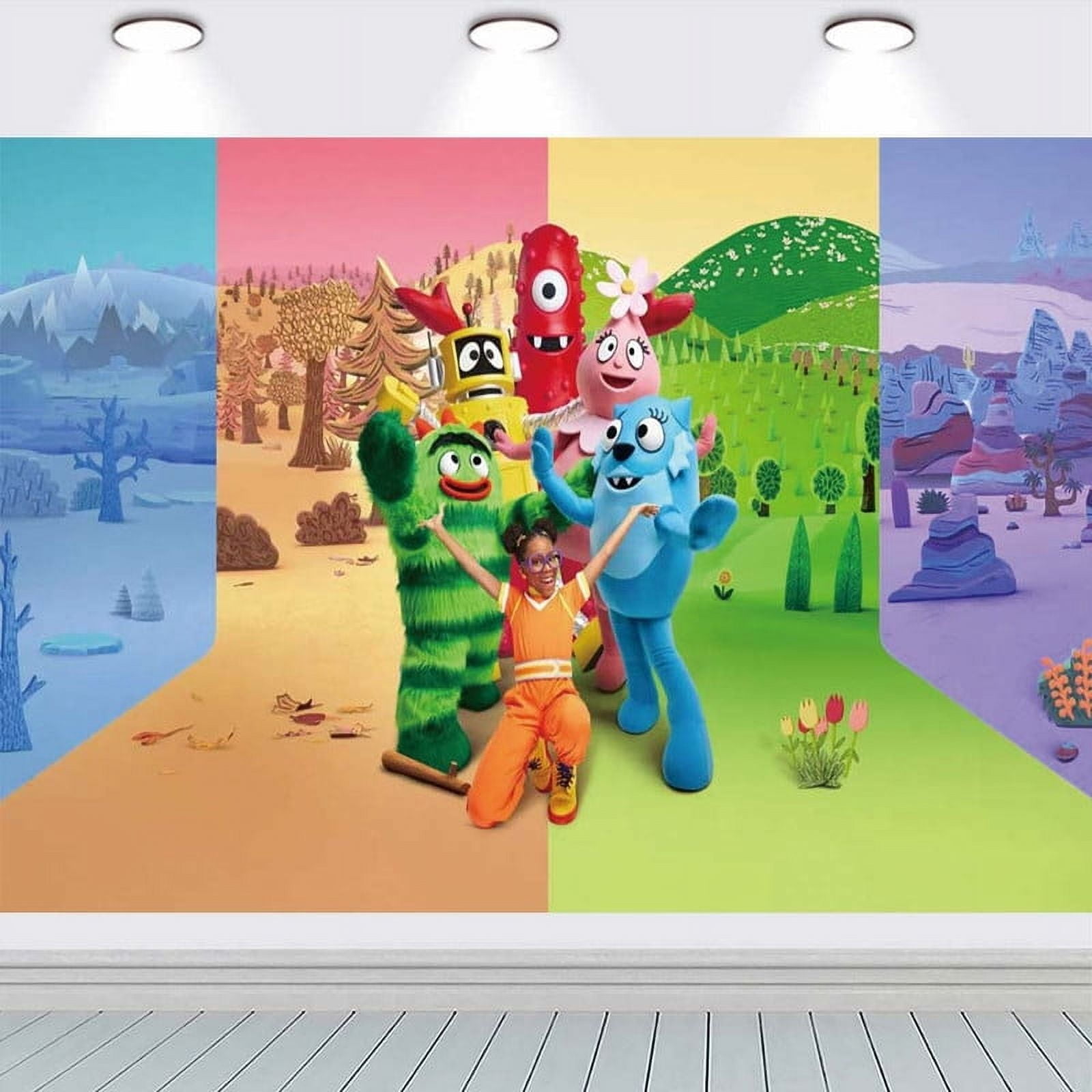 Yo Gabba Gabba Party Supplies Backdrop Banner Poster Birthday ...