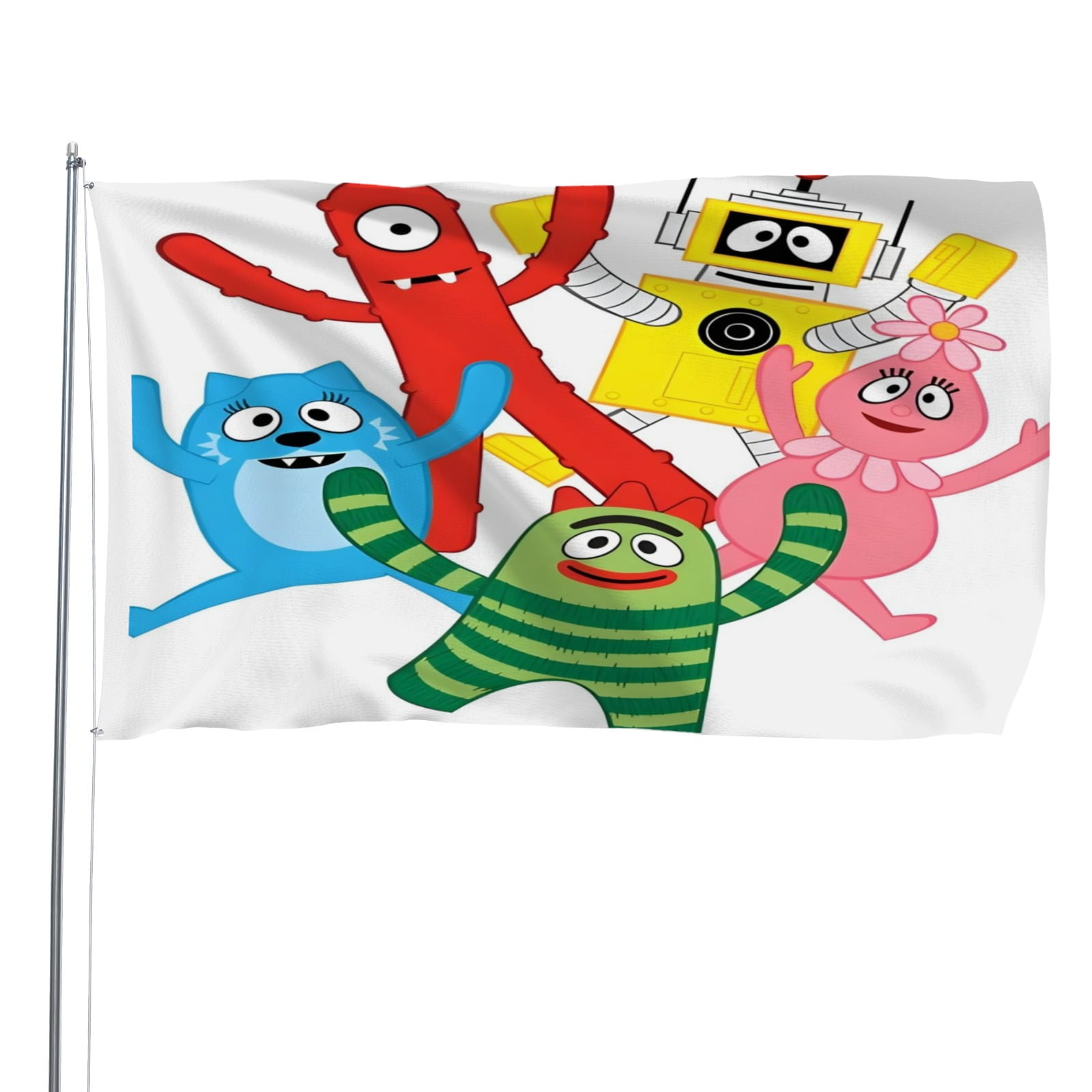 Yo Gabba Gabba Pattern Flag Decoration - Walmart.com