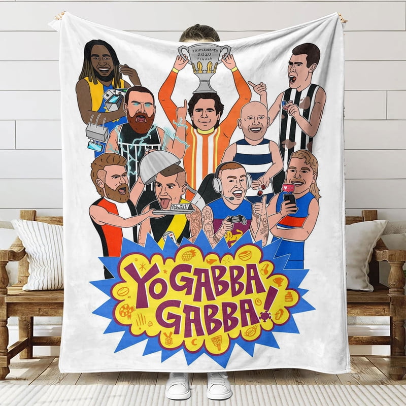 Yo Gabba Gabba Throw Blanket Gifts for Fans Lover Girls Boys Women ...