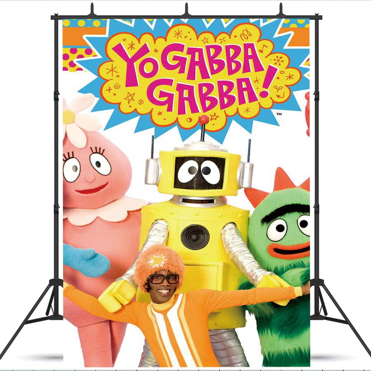 Yo Gabba Gabba school Backdrop Background Banner Birthday Party ...