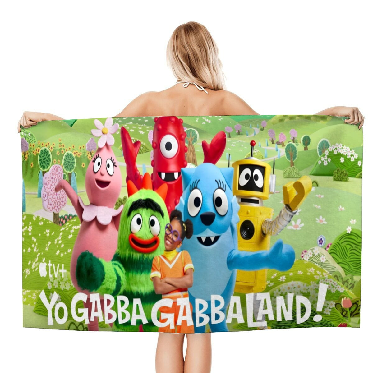 Yo Gabba Gabba-theme Gifts Quick-dry Beach Towel for Women Girl ...