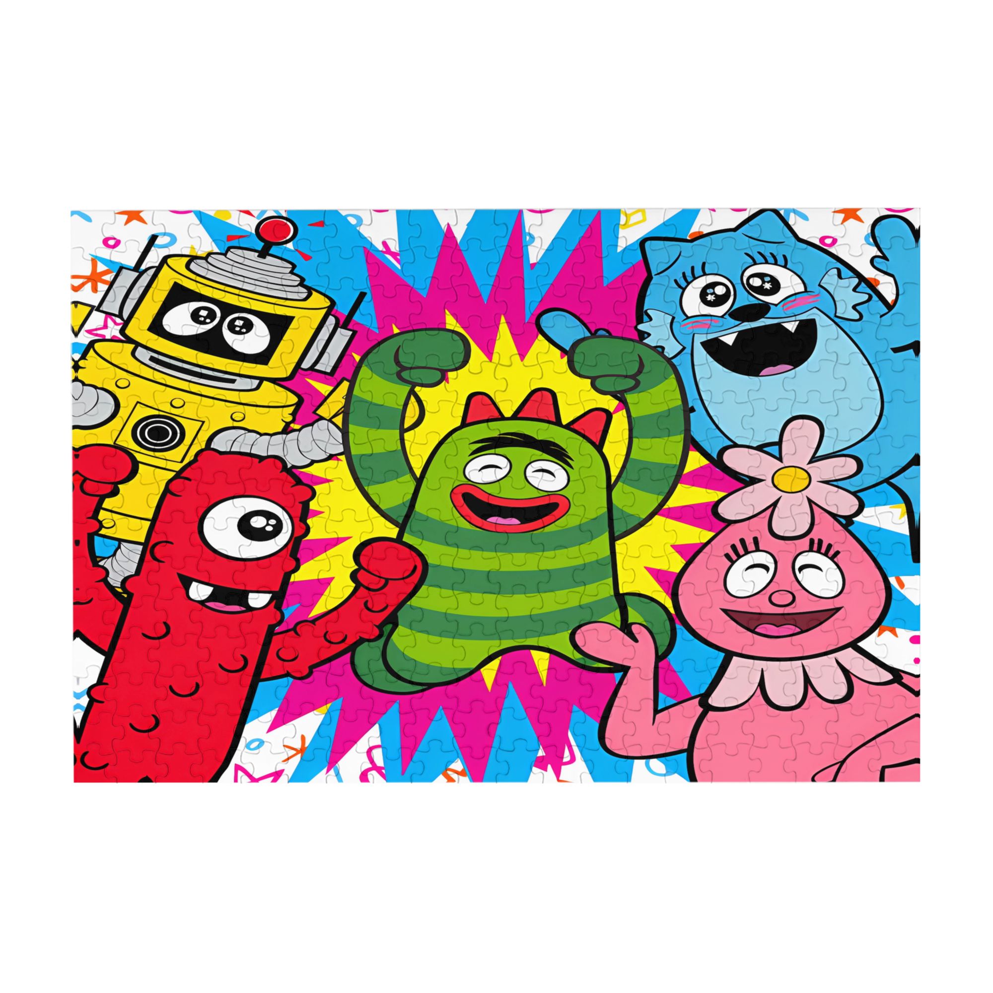 Yo Gabba Gabbaland 300 Piece Puzzles,Wooden Jigsaw Puzzle, Home Decor ...